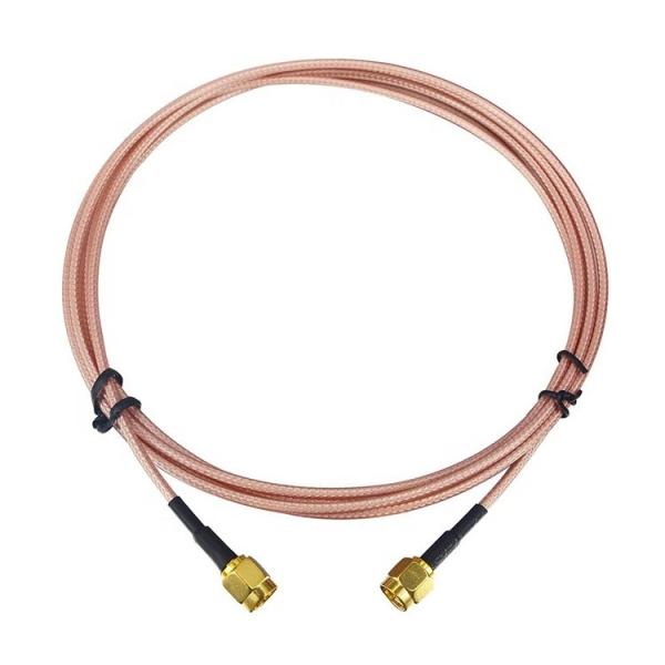 Quality RG316 Coaxial RF SMA to SMA Connector Assembly Antenna Extender Jumper Extension for sale