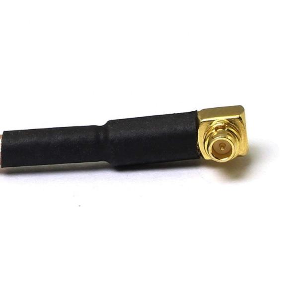 Quality RG316 90 Degree Right Angle MMCX Male to SMA Female Antenna Pigtail RF Coaxial for sale