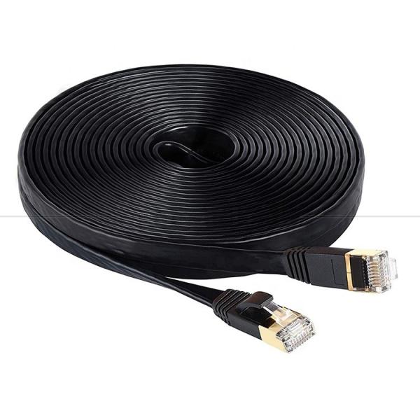 Quality 1M 3M 5M 10M UTP FTP Shield Cat5 Cat5e Cat6 Ca6a Cat7 RJ45 Flat Ethernet Patch Cable for sale