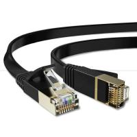 China Flat Ethernet Patch Cable Cat5e/Cat6/Cat7 UTP/FTP Shield 1M-100M RJ45 Network Cable for sale