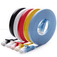 China Flat Ethernet Patch Cable Cat5e/Cat6/Cat7 UTP/FTP Shield 1M-100M RJ45 Network Cable for sale