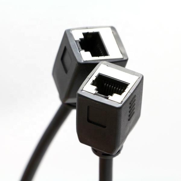 Quality Customization 1M 2M 8P8C RJ45 Female To RJ45 Female Socket  Lan Network Ethernet Cable for sale