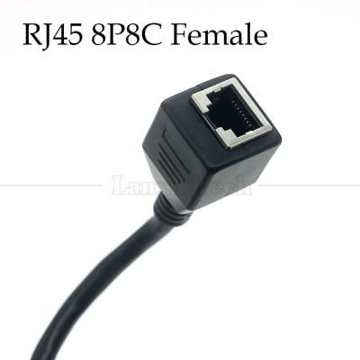 中国 高品質のネットワークイーサネット Cta6 26AWG RJ45 8p8c 女性ソケットからオープン 缶詰の裸のワイヤー端ケーブル 販売のため