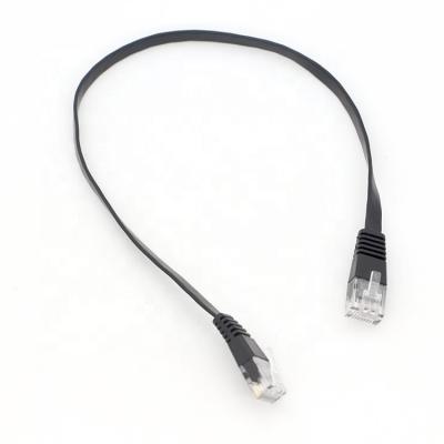 China STP UTP Industrial Cat5 Cat5e Cat6 Cat7 Cat8 Flat RJ45 Patch Cord Network Ethernet Extension Lan Cable for sale