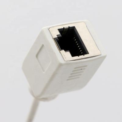 Cina Personalizzazione Femminile Bianca RJ45 presa per aprire Saldatura in scatola 4 fili cavo a coda di porcellana a fine nudo in vendita