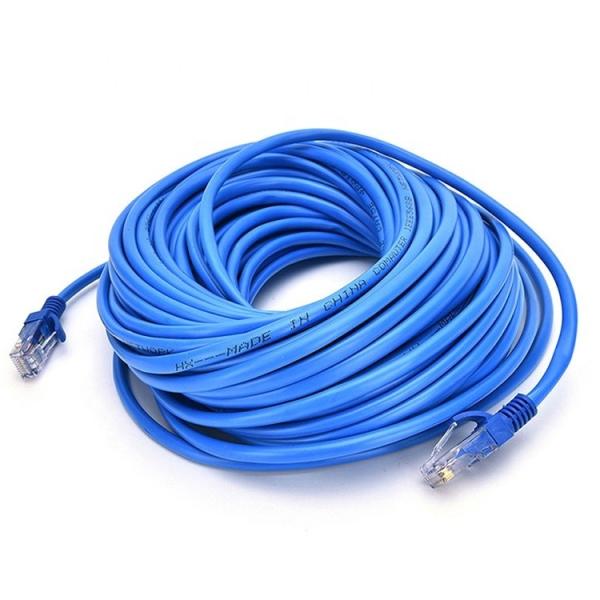 Quality Customization 1m 5m 10m 30m Cat5 Cat5e Cat6 Cat7 STP UTP RJ45 Patch Cord Lan Ethernet Network Cable for sale