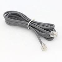China Shielded Cat3 RJ11 6P2C Telephone ADSL Cable 1M for Indoor Intercom System for sale