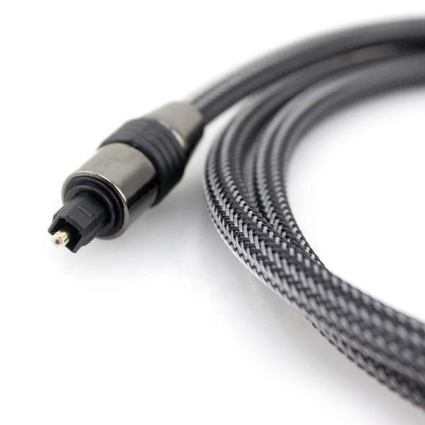 Quality 1M 2M 3M 5M High Quality Durable Braided Fiber Optic Toslink Spdif Digital for sale