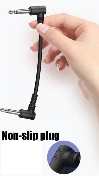 Quality Customization 10FT 90 Degree to Straight 1/4 6.35mm TS Jack Instrument Patch for sale