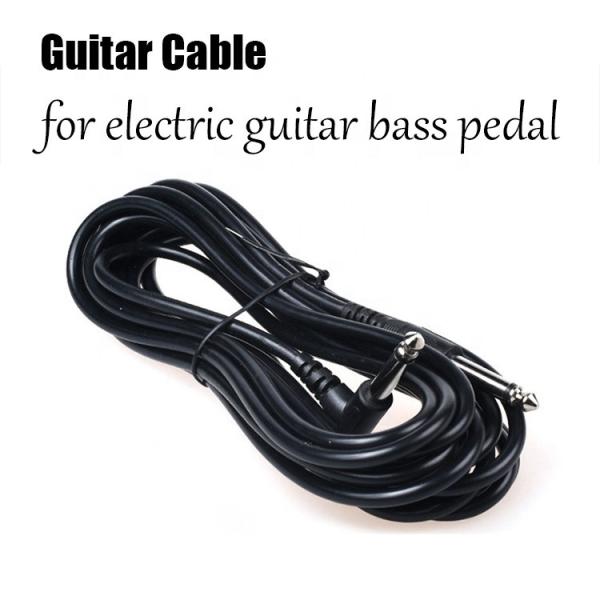 Quality Customization 10FT 90 Degree to Straight 1/4 6.35mm TS Jack Instrument Patch for sale