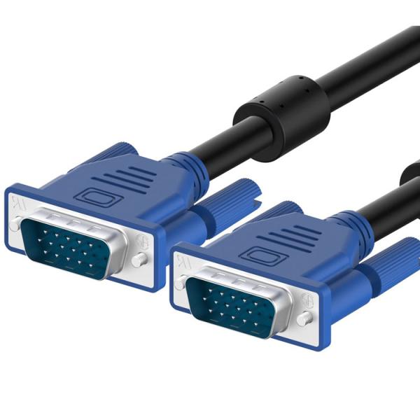 Quality OEM 1.5m  1080P  Male to Male Female HD DB 15 PIN VGA To VGA Monitor Cable for PC Computer for sale