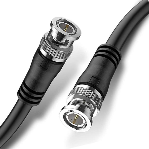 Quality SDI Assembly Security CCTV Camera Coaxial Video Power BNC Jack Male Connector to BNC Cable for sale