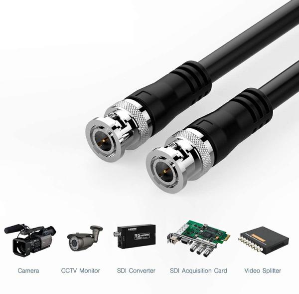 Quality SDI HD Assembly Security CCTV Camera Coaxial Video Power BNC Jack Male Connector for sale