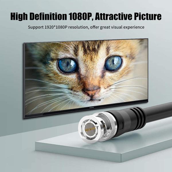 Quality SDI HD Assembly Security CCTV Camera Coaxial Video Power BNC Jack Male Connector for sale