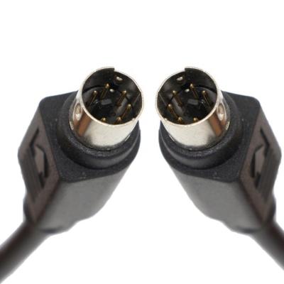China CUSTOM 1M 3M Shield S Video Male To Male Mini Din 6 Pin cable for sale