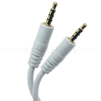 China 3.5mm Male to Male Female Stereo AUX 3 Poles TRS 4 Poles TRRS Mono Jack Microphone Patch Audio Extension Cable for sale