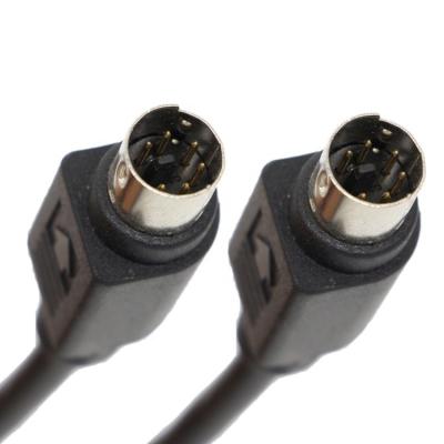 China Custom 1M 3M Shield Male To Male Mini DIN 6 Pin cable for sale