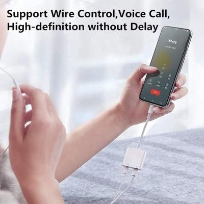 China 2 in 1 USB C to 3.5mm jack AUX Headphone earphone dongle Adapter for Samsung Note goole pixel 4 4XL 3 3XL 2 2XL for sale