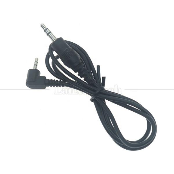 Quality Customization 2.5mm Male to 90 Degree Right Angle 3.5mm Male Stereo Jack Aux for sale
