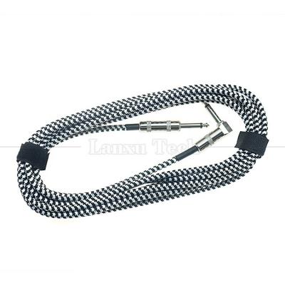 Cina 1M 3M 5M 1/4 Mono TS Jack angolo destro verso strumento musicale retto accessorio amplificatore di effetto amplificatore per chitarra elettrica in vendita