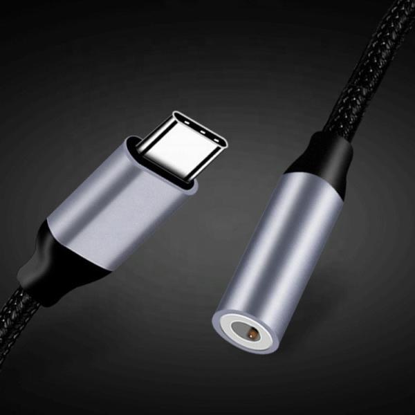 Quality High Compatible DAC Braided Headphone USB Type C to 3.5mm Audio Adapter for for sale