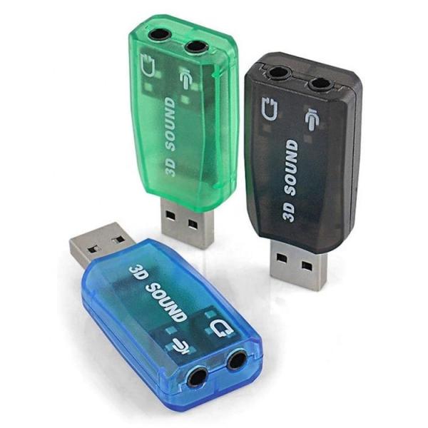 Quality Plug and Play 5.1 External 3D Mic Stereo Studio Audio USB Interface Sound Card for sale