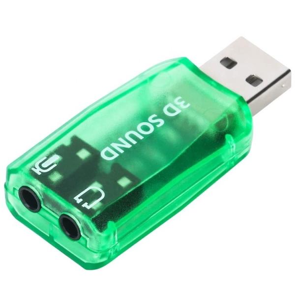 Quality Plug and Play 5.1 External 3D Mic Stereo Studio Audio USB Interface Sound Card for sale
