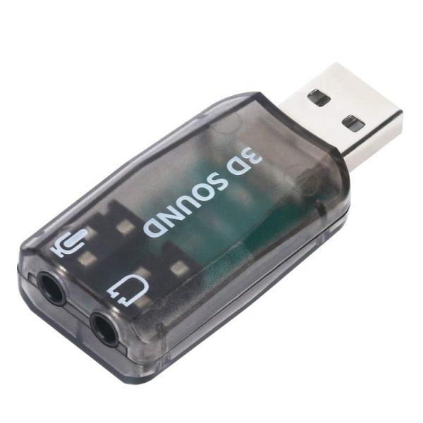 Quality Plug and Play 5.1 External 3D Mic Stereo Studio Audio USB Interface Sound Card for sale