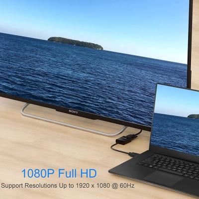 China For 1080P 4K HDMITV Male to VGA Female Adapter for Computer PC Monitor HDTV for sale