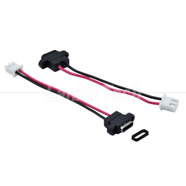 Quality Waterproof USB Type C Female Socket to 2 Pin 4 Pin PH 2.0 XH 2.54  SH1.0  VH ZH MX Connector Cable for sale