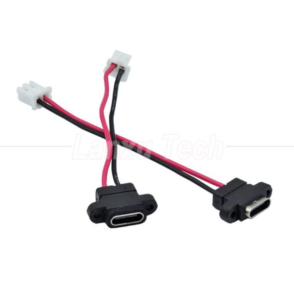 Quality Waterproof USB Type C Female Socket to 2 Pin 4 Pin PH 2.0 XH 2.54 SH1.0 VH ZH MX for sale