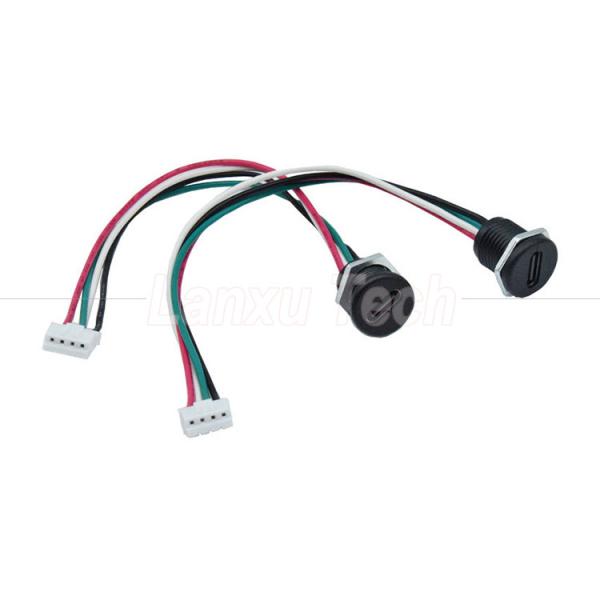 Quality Waterproof USB Type C Female Socket Jack to 4 Pin PH 2.0 XH 2.54 SH1.0 VH ZH MX for sale
