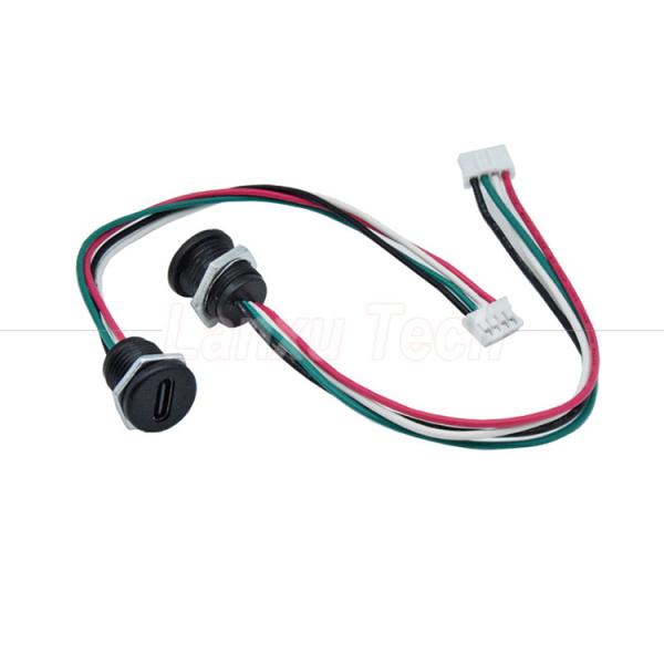 Quality Waterproof USB Type C Female Socket Jack to 4 Pin PH 2.0 XH 2.54 SH1.0 VH ZH MX for sale