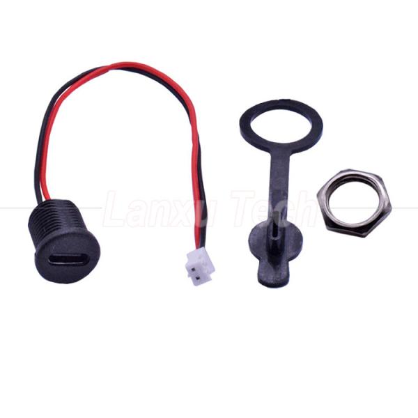 Quality Waterproof Cap USB Type C Female Socket Jack to 2 Pin PH 2.0 XH 2.54 SH1.0 VH ZH for sale