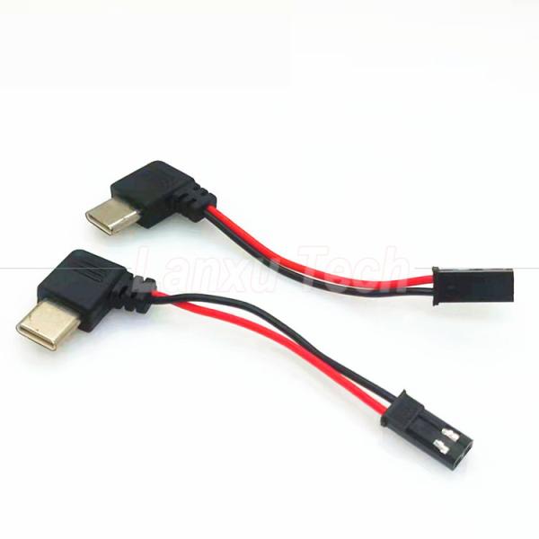 Quality 90 Degree Right Angle USB 8 Pin Micro Type C to JST SYP Connector Cable for for sale