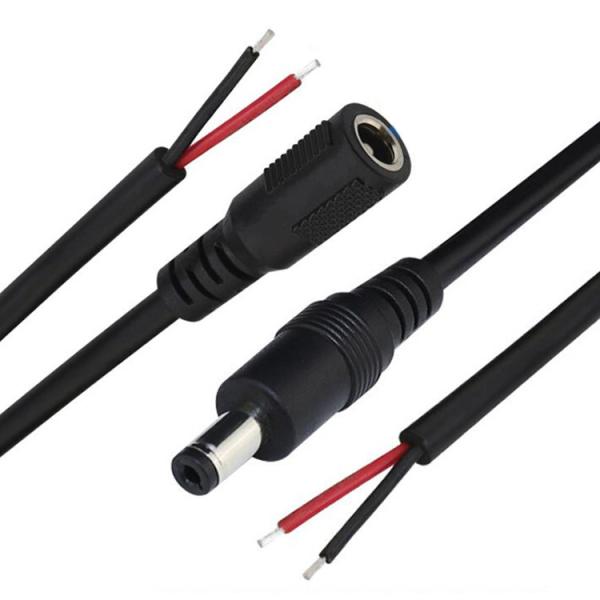 Quality CUSTOM DC Supply Input Jack 2.1x5.5mm Male Female Socket Barrel Connector to for sale