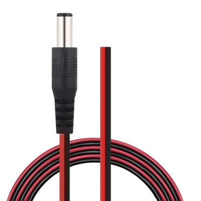 China Custom 5521 5525 3.5 Connector DC Male to Open Bare Wire End Cable for sale