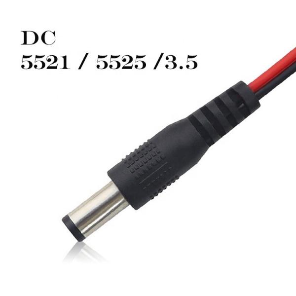 Quality Custom 5521 5525 3.5 Connector DC Male to Open Bare Wire End Cable for sale