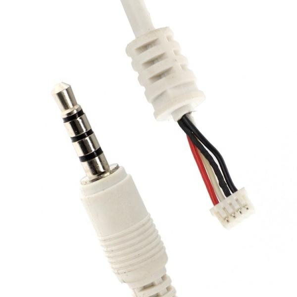Quality Custom White 3.5mm TRRS Audio DC Jack to JST Connector 2.0mm 2.54mm Pitch for sale
