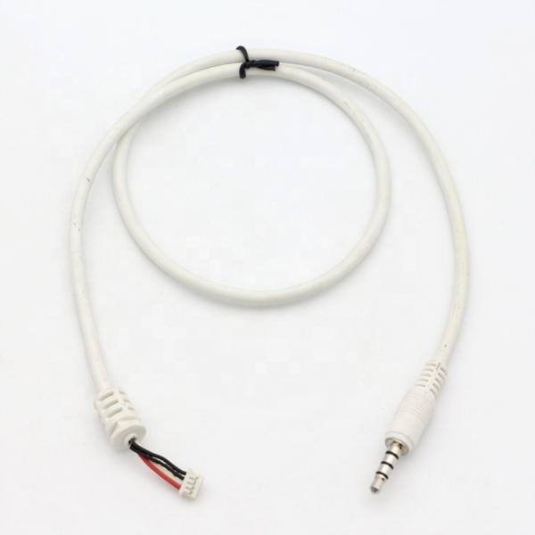 Quality Custom White 3.5mm TRRS Audio DC Jack to JST Connector 2.0mm 2.54mm Pitch for sale