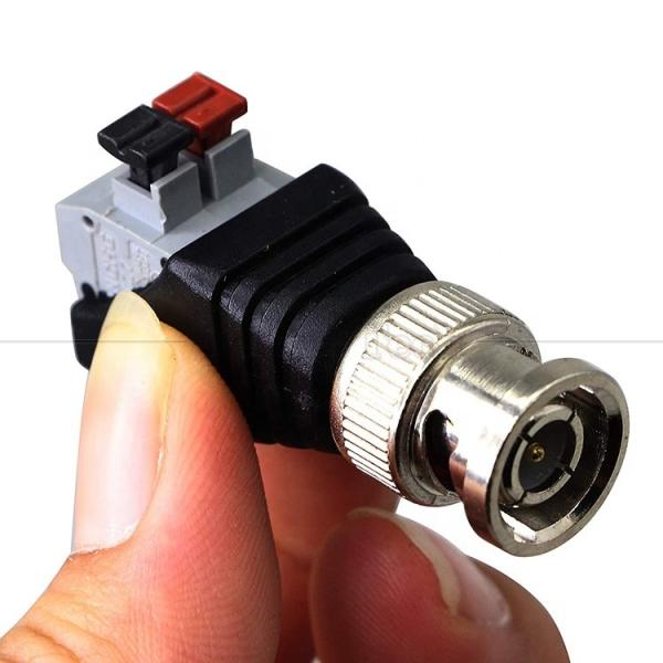 Quality Solderless Screw Terminal 2 Pin Press Button BNC Male Female Connector Power for sale