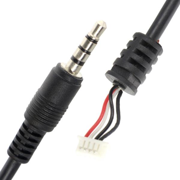 Quality Custom Assembly 1M 2M 3M 3.5mm TRRS Audio DC Jack to JST 2.0mm 2.54mm Pitch Cable for sale