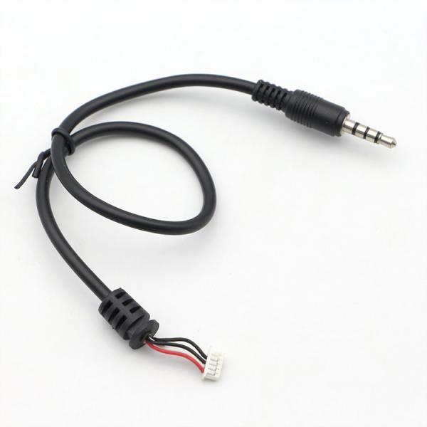 Quality Custom Assembly 1M 2M 3M 3.5mm TRRS Audio DC Jack to JST 2.0mm 2.54mm Pitch for sale