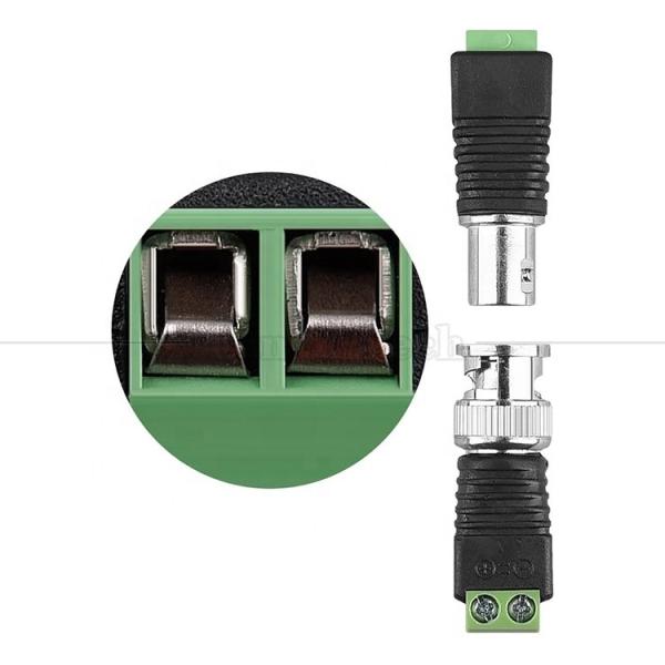 Quality Solderless Screw Terminal Male Female BNC Connector Power Adapter for Cctv for sale
