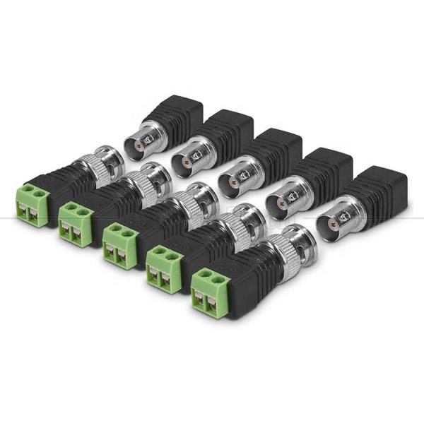 Quality Solderless Screw Terminal Male Female BNC Connector Power Adapter for Cctv for sale