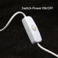 China DIY 1m USB Switch Cable with Power ON/OFF Controller for LED Light Strips - 2A Current for sale