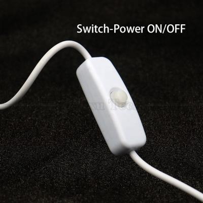 China DIY 1m Power on off Controller Open Wire USB Switch Cable for Led Light Strip Lamp for sale