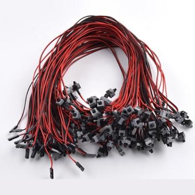 China 2 Pin SW PC Case Motherboard Swith on off Computer Reset Power ATX Cable for sale