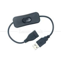 China USB Power Control Cable with ON/OFF Switch - 5V 2A Output, 1 Meter Length for Raspberry Pi and Electronics for sale
