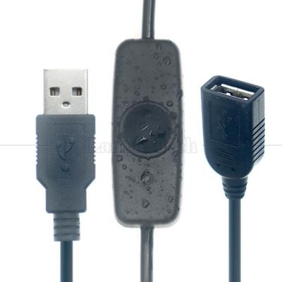 Cina Indikatore di copertura impermeabile luce da maschio a femmina alimentazione USB ON OFF cavo di ricarica per lampadina a led in vendita